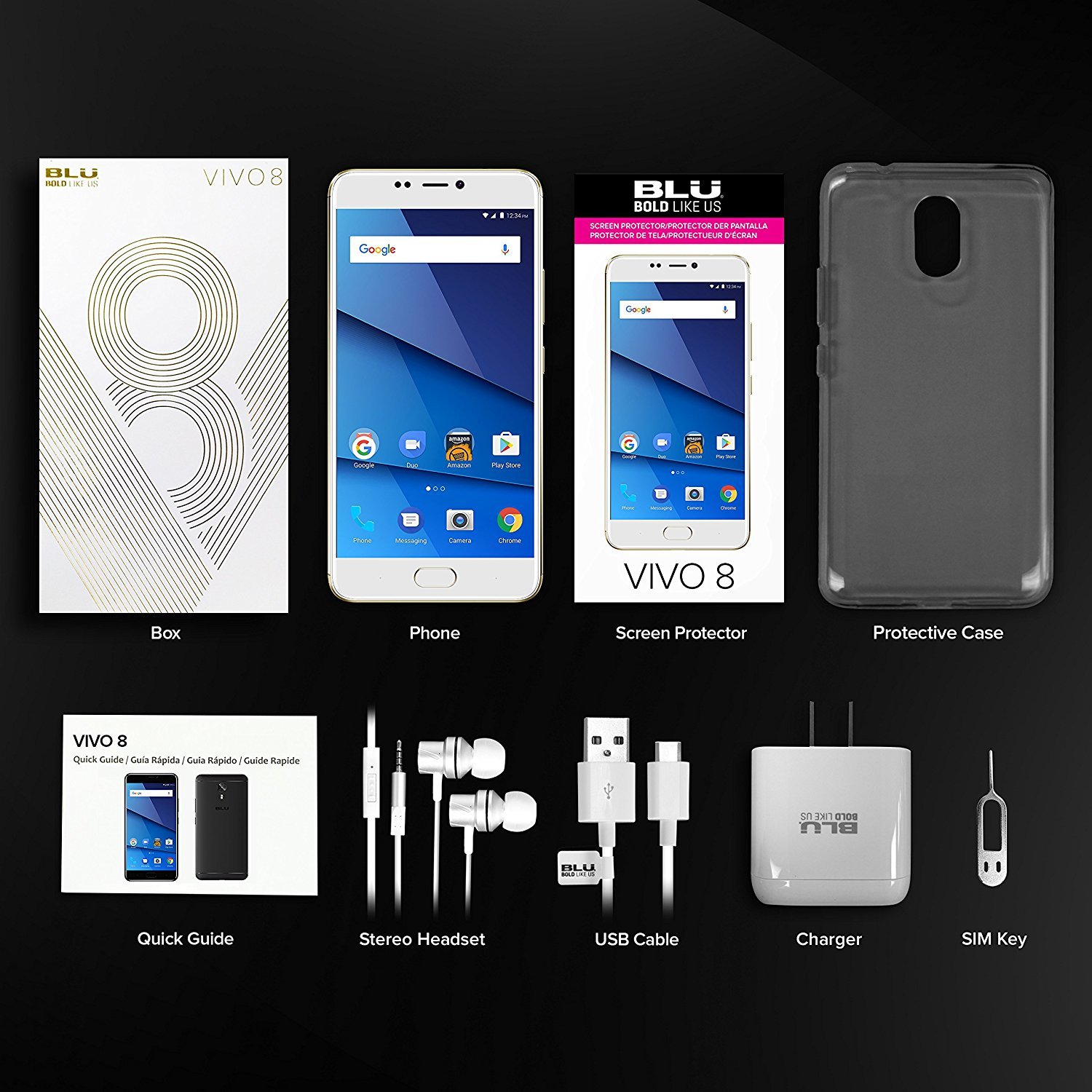 BLU Vivo 8 Fiche technique et caractéristiques, test, avis - PhonesData